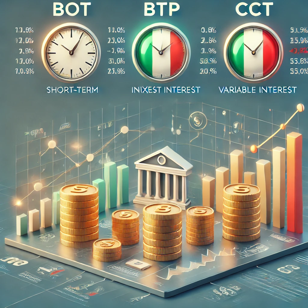 BOT, BTP e CCT: quali sono le differenze?
